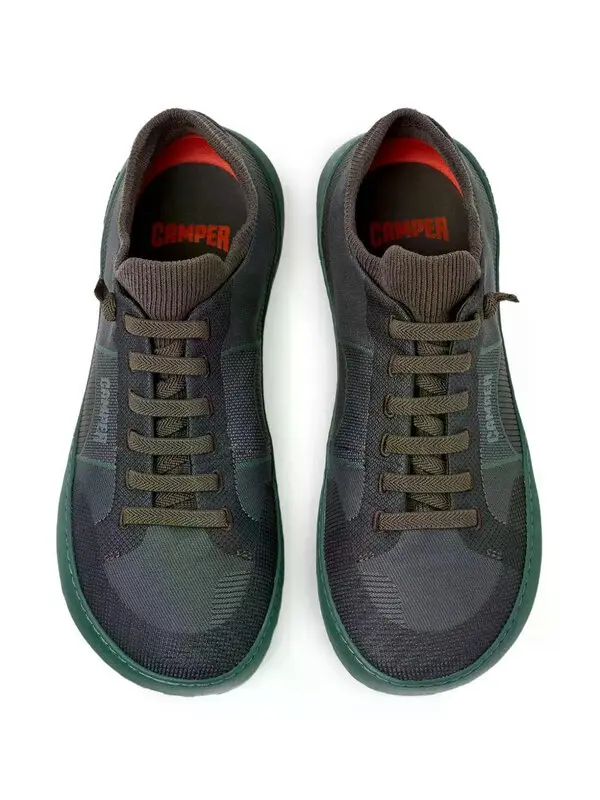 Camper Lace-up Knit Sneakers - Grey