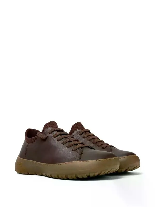 Camper Peu Serra Leather Sneakers - Brown
