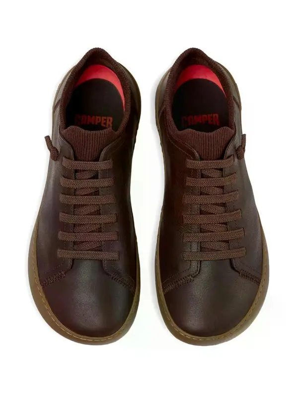 Camper Peu Serra Leather Sneakers - Brown