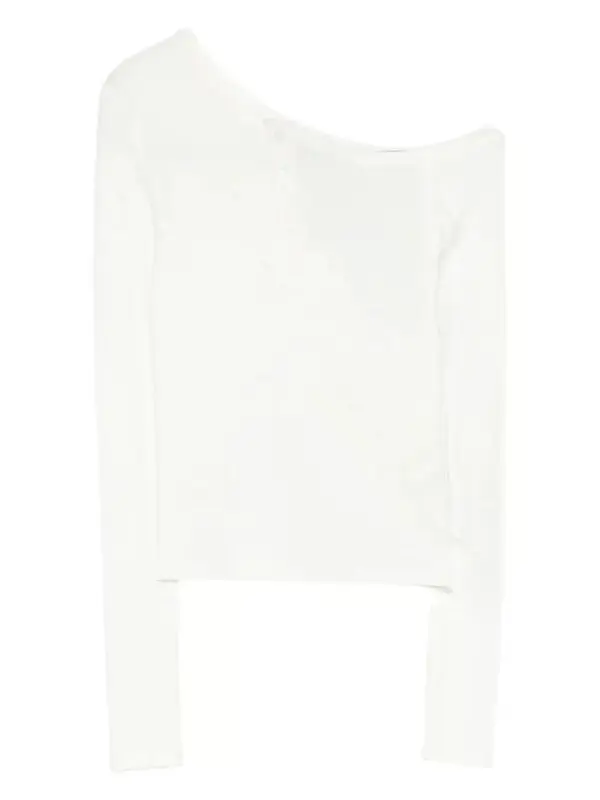 ELEH Button-front Long-sleeve Top