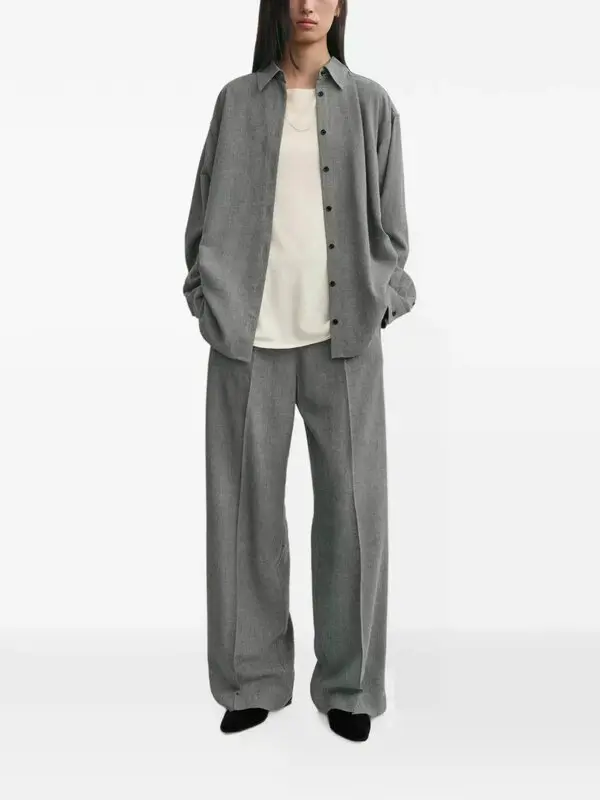 TOTEME Classic Button-down Shirt - Grey