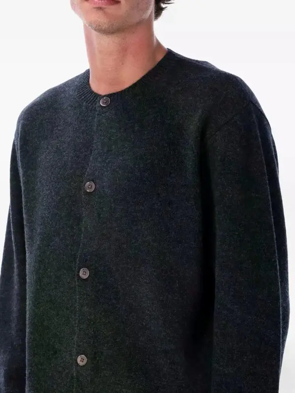 BERNER KUHL Boiled Wool Buttoned Cardigan