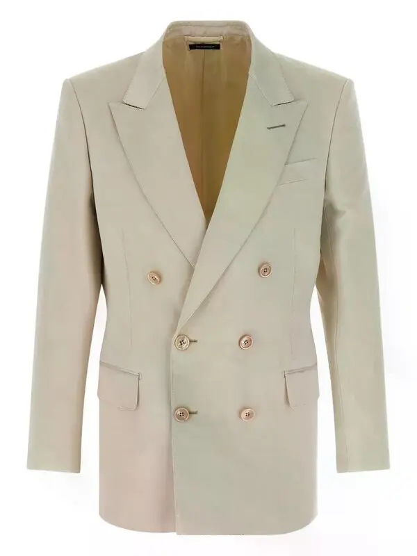 TOM FORD Double-breasted Blazer - Neutrals