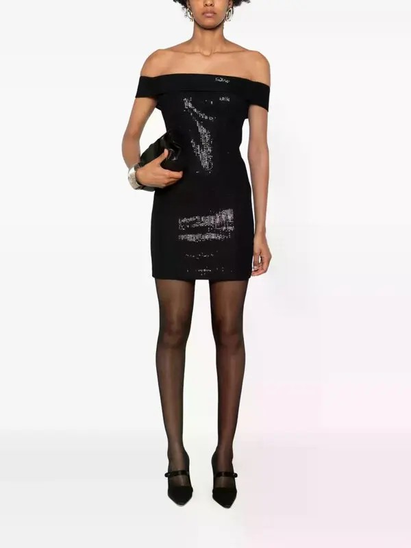 ELEH Sequin-embellished Mini Dress