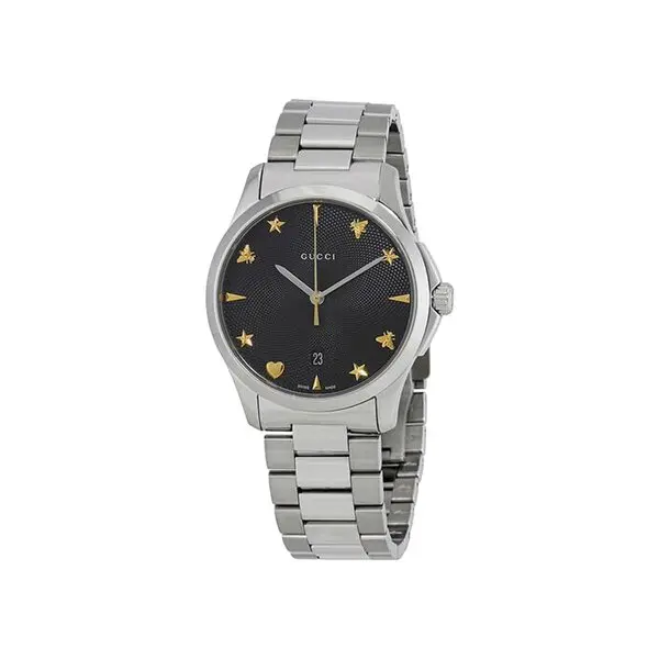 Gucci G-timeless Stainless Steel Bracelet Watch - Silver