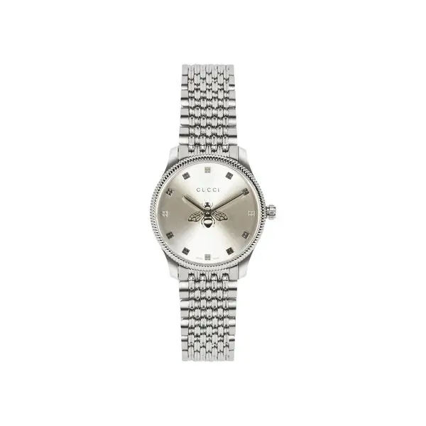 Gucci G-timeless Bracelet Watch - Silver