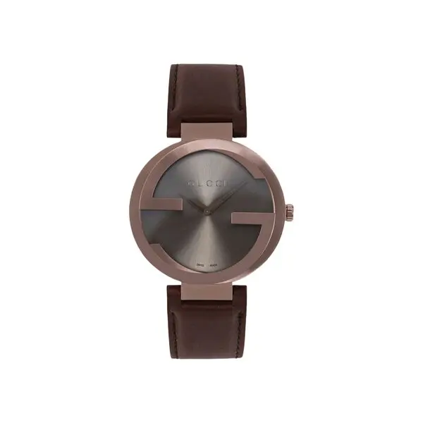Gucci Gg Leather Watch - Gold