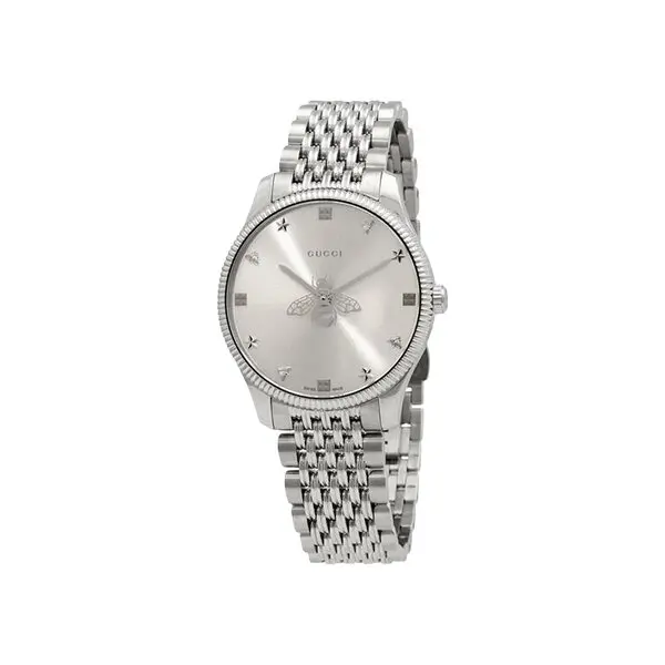 Gucci G-timeless Bracelet Watch - Silver