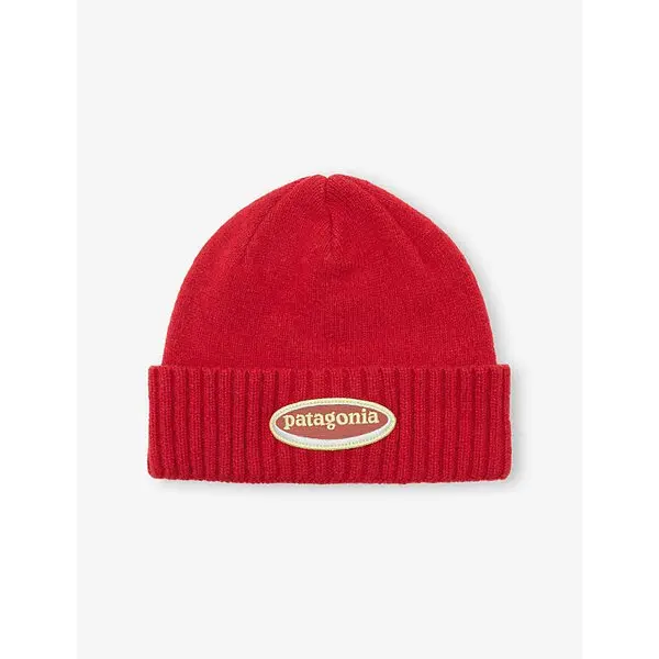 Patagonia Brodeo Wool-blend Beanie Hat - Amanita Red