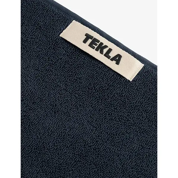 TEKLA Heavyweight Terry-cotton Bath Sheet - Night Blue