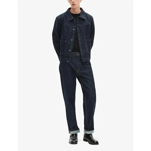 The Kooples Patch-pocket Regular-fit Denim Jacket