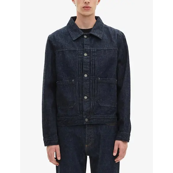 The Kooples Patch-pocket Regular-fit Denim Jacket