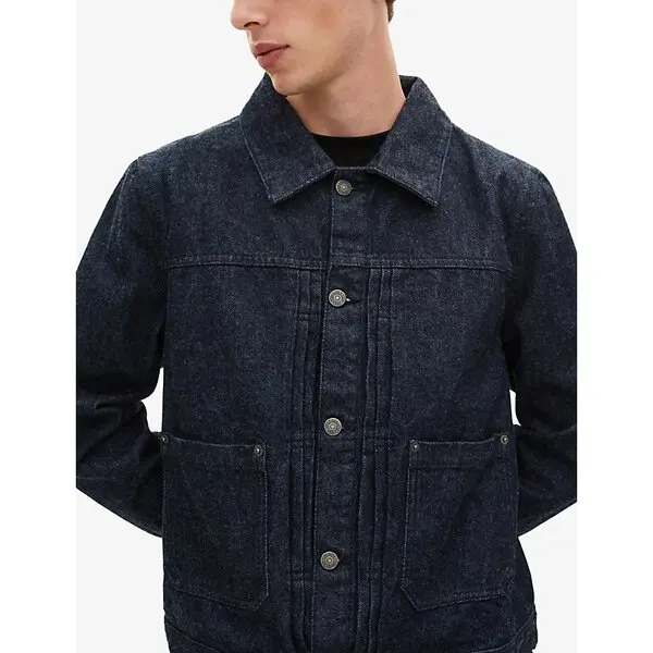 The Kooples Patch-pocket Regular-fit Denim Jacket