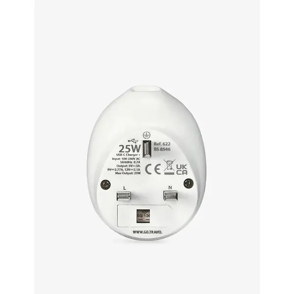 GO TRAVEL Uk 25w Usb-c Travel Adaptor