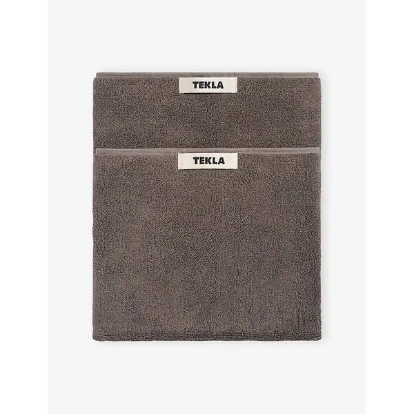 TEKLA Heavyweight Terry Cotton Hand Towel - Bruin