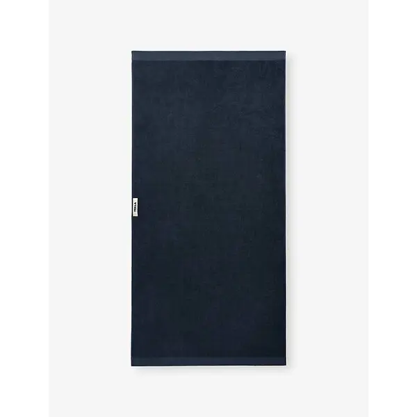 TEKLA Heavyweight Terry Cotton Hand Towel - Night Blue