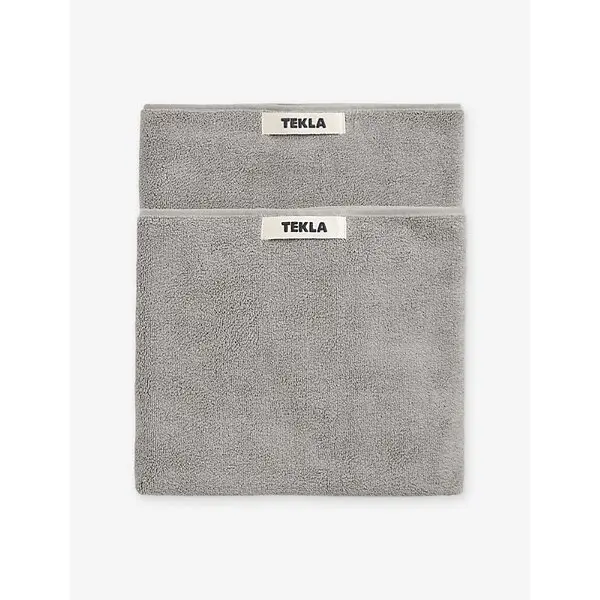 TEKLA Heavyweight Terry Cotton Hand Towel - Stone