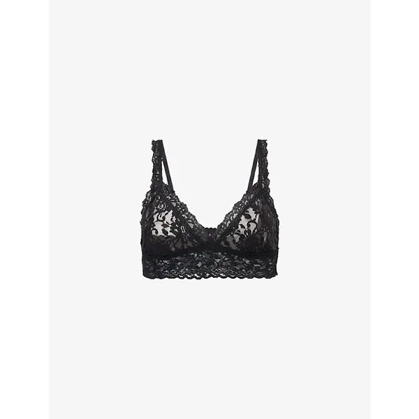 Hanky Panky Signature Lace Crossover Bralette - Black