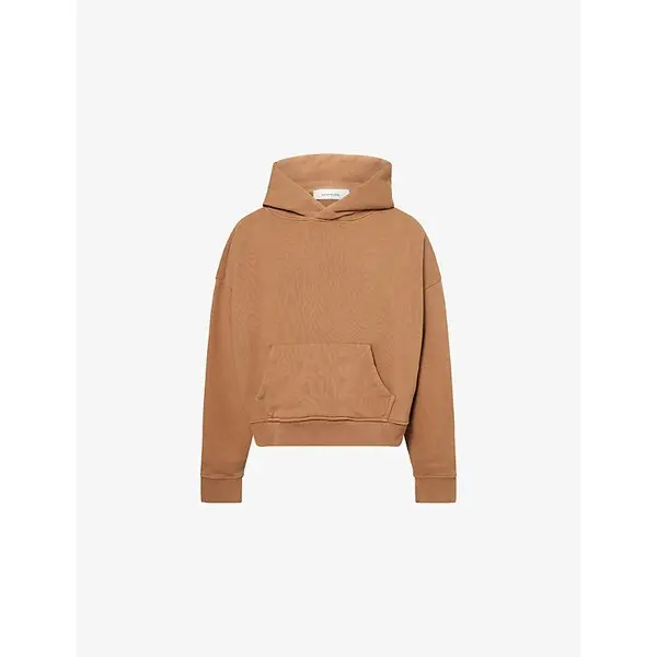 ENTIRE STUDIOS Relaxed-fit Dropped-shoulder Hoody - Dune