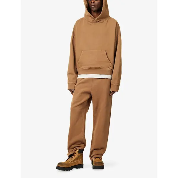 ENTIRE STUDIOS Relaxed-fit Dropped-shoulder Hoody - Dune