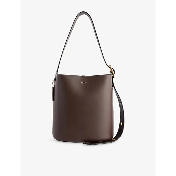 COACH Bleecker Leather Bucket Bag