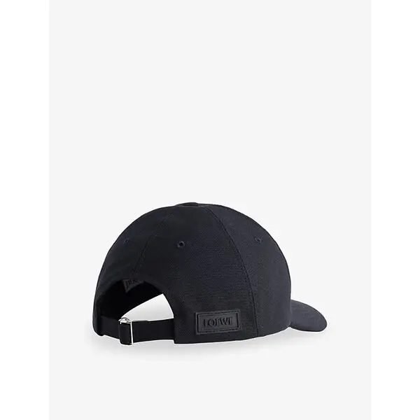 Loewe Cotton-canvas Cap - Black