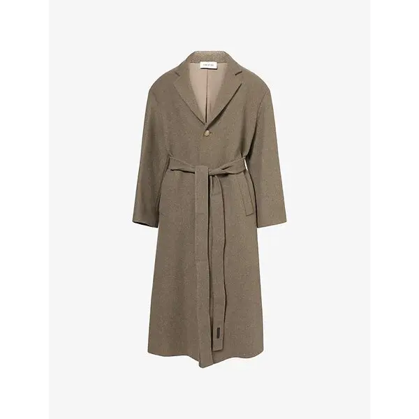 Fear Of God Single-breasted Relaxed-fit Wool Coat