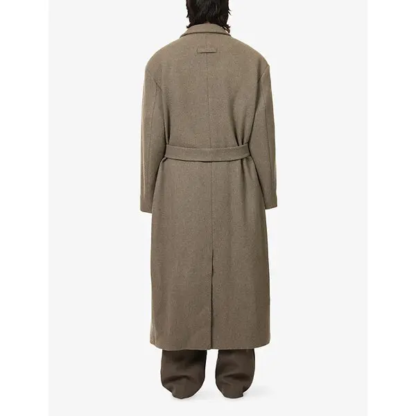 Fear Of God Single-breasted Relaxed-fit Wool Coat