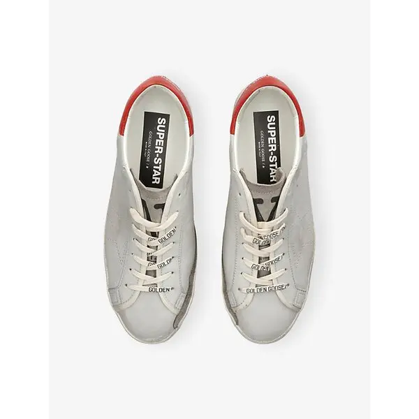 GOLDEN GOOSE Super-star Leather Low-top Trainers - Grey/other