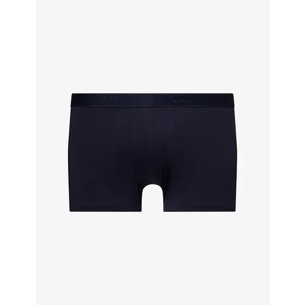 Derek Rose Alex Hipster Stretch-modal Boxer Briefs Xxl - Navy