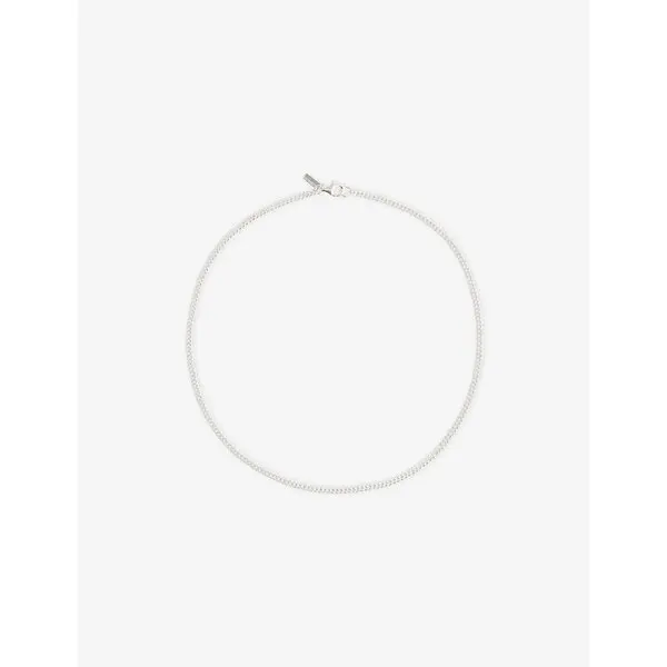 COMMONLINES Common Lines Mini Cuban Sterling Necklace - Silver