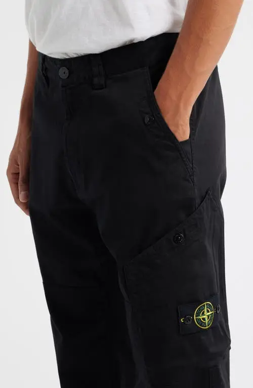 Stone Island Regular Fit Stretch Cotton Cargo Pants