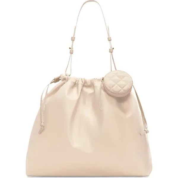 Mz Wallace Small Waverly Nylon Shoulder Bag - Buff