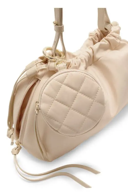 Mz Wallace Small Waverly Nylon Shoulder Bag - Buff