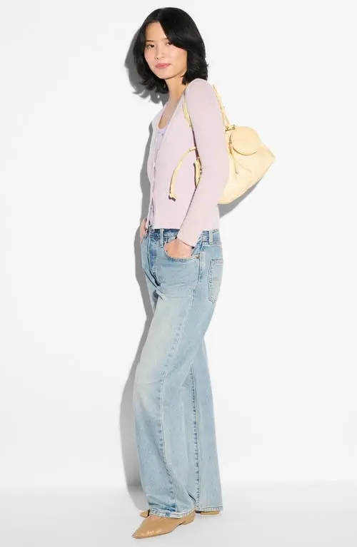 Mz Wallace Small Waverly Nylon Shoulder Bag - Chamomile