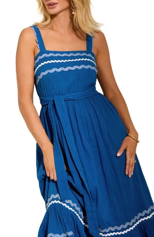 FRIENDS LIKE THESE Rick Rack Trim Maxi Dress