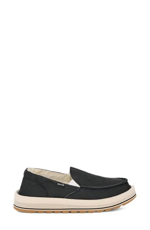 Sanuk Donna Mesa Slip-on Sneaker - Black