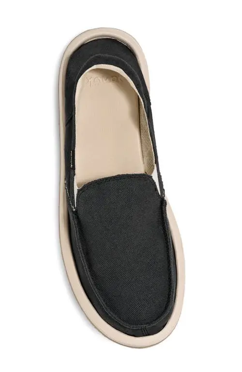 Sanuk Donna Mesa Slip-on Sneaker - Black
