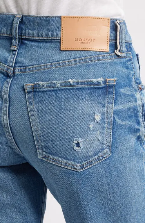 Moussy Vintage Bridgeville Slim Straight-leg Jeans