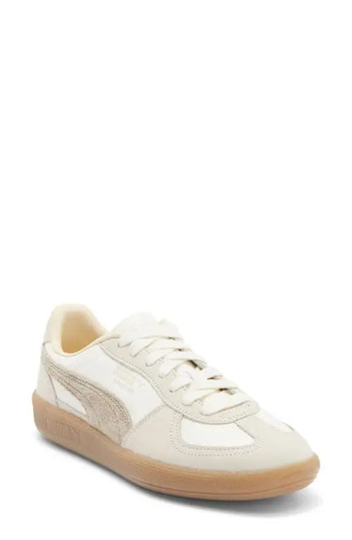 PUMA Palermo Elevata Platform Sneakers - Warm White/chocolate Chip