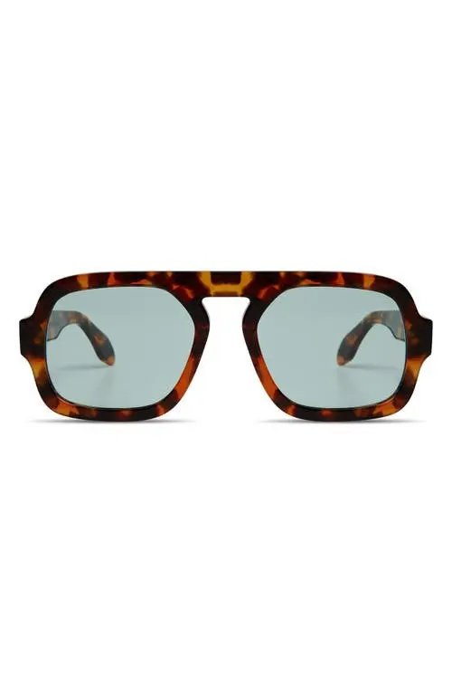 ELISA JOHNSON Jane 54mm Aviator Sunglasses - Brown Tortoise