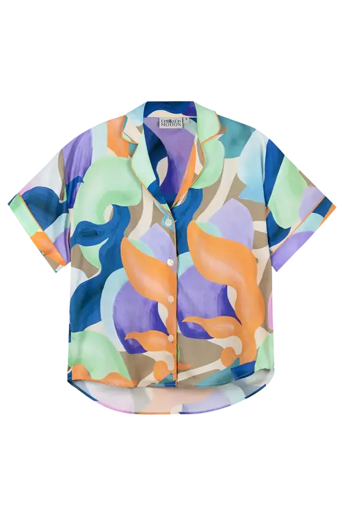 UNTITLED IN MOTION Printed Camp Shirt - Forma