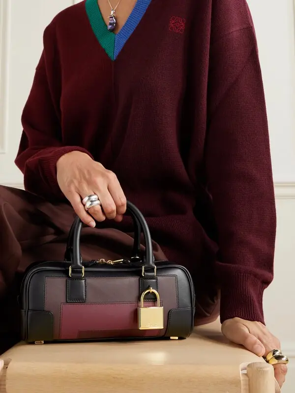 Loewe Josef Albers Amazona 23 Leather Bag - Multi