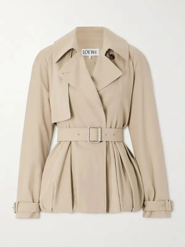 Loewe Double-breasted Pleated Jacket