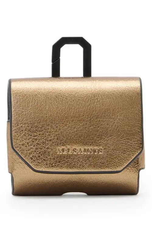 ALLSAINTS Hex Airpod Case - Warm Brass