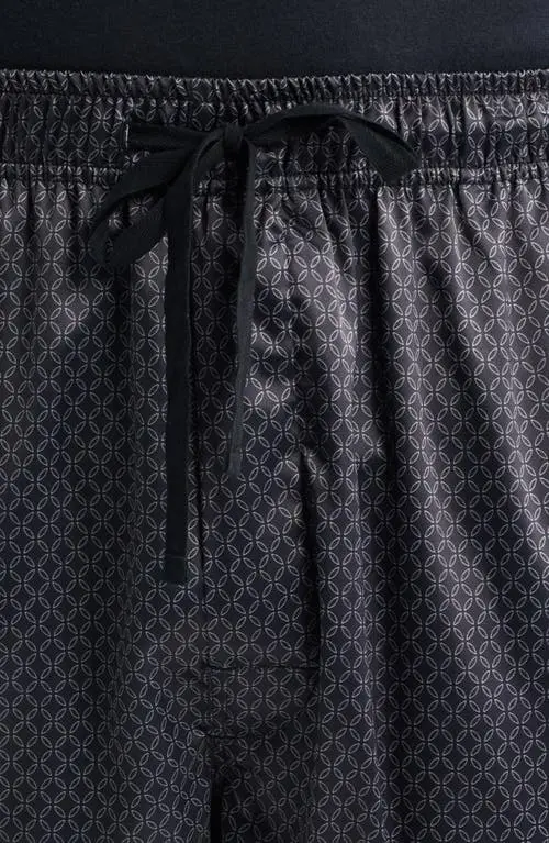 Majestic International Dreams Of Satin Pajamas Pants - Black