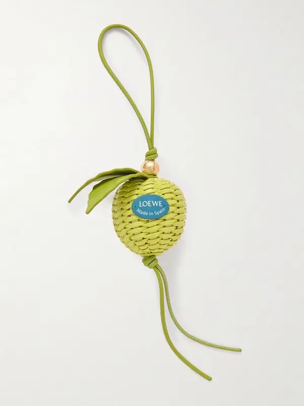 Loewe Granny Apple Bag Charm - Green