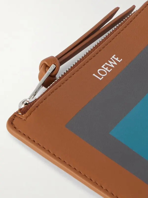 Loewe Josef Albers Printed Leather Cardholder