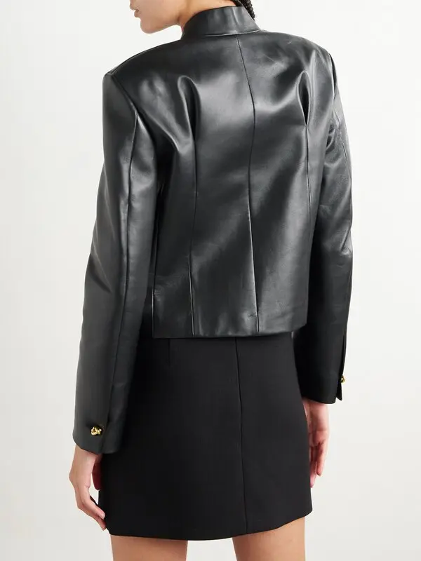 Bottega Veneta Leather Jacket - Black