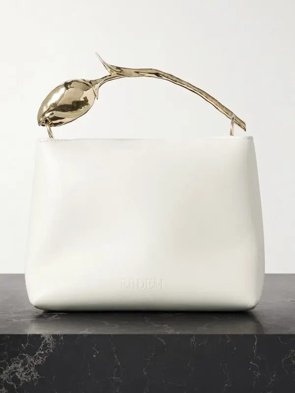 Erdem - Bloom Mini Leather Clutch